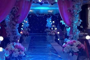 Área interna para casamento