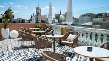 Terraço no piso superior