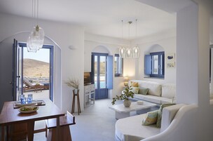Premium Villa (Yakinthos) | Cozinha privada | Minifrigorífico, uma máquina de café expresso, uma cafeteira/bule 