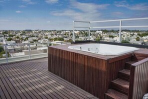 Terraço no piso superior