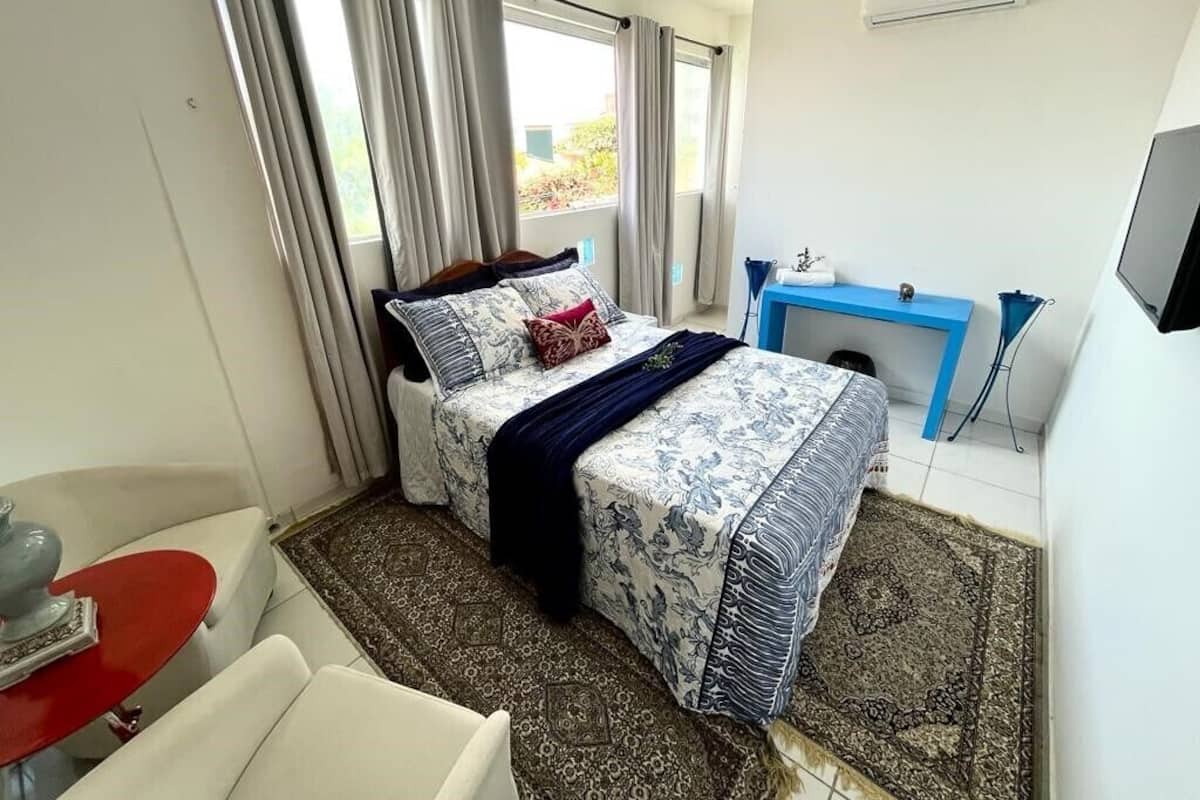 Quarto Triplo Panorâmico | Roupa hipoalergénica, Wi-fi grátis, roupa de cama fornecida