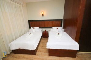 Wi-Fi de cortesia, roupa de cama