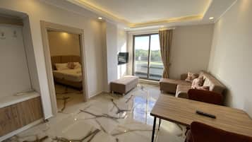 Apartamento Empresarial | 1 quarto, roupa de alta qualidade, camas de colchão viscoelástico