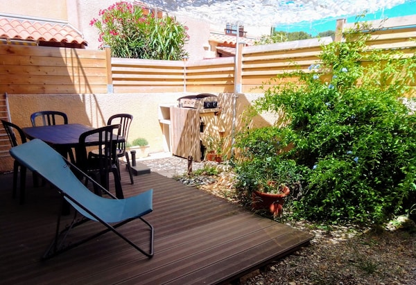 3-room Apartment With Garden Near Beach And Shops - Leucate
