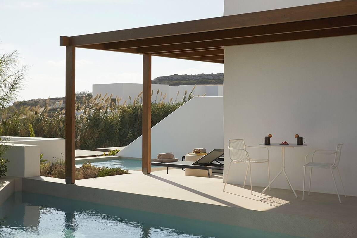 Suíte, 2 quartos, piscina particular | Terraço/pátio