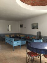 Bungalow, 1 quarto, fumadores, terraço | Sala