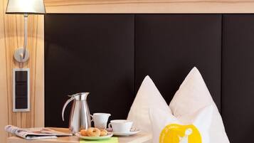 1 quarto, roupa hipoalergénica, minibar, cofre no quarto