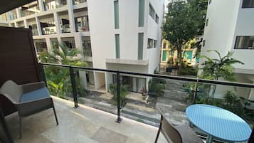 Apartamento conforto | Terraço/pátio