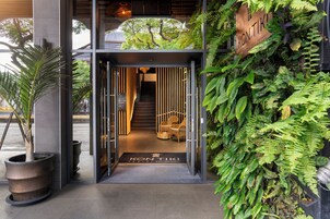 Entrada do alojamento