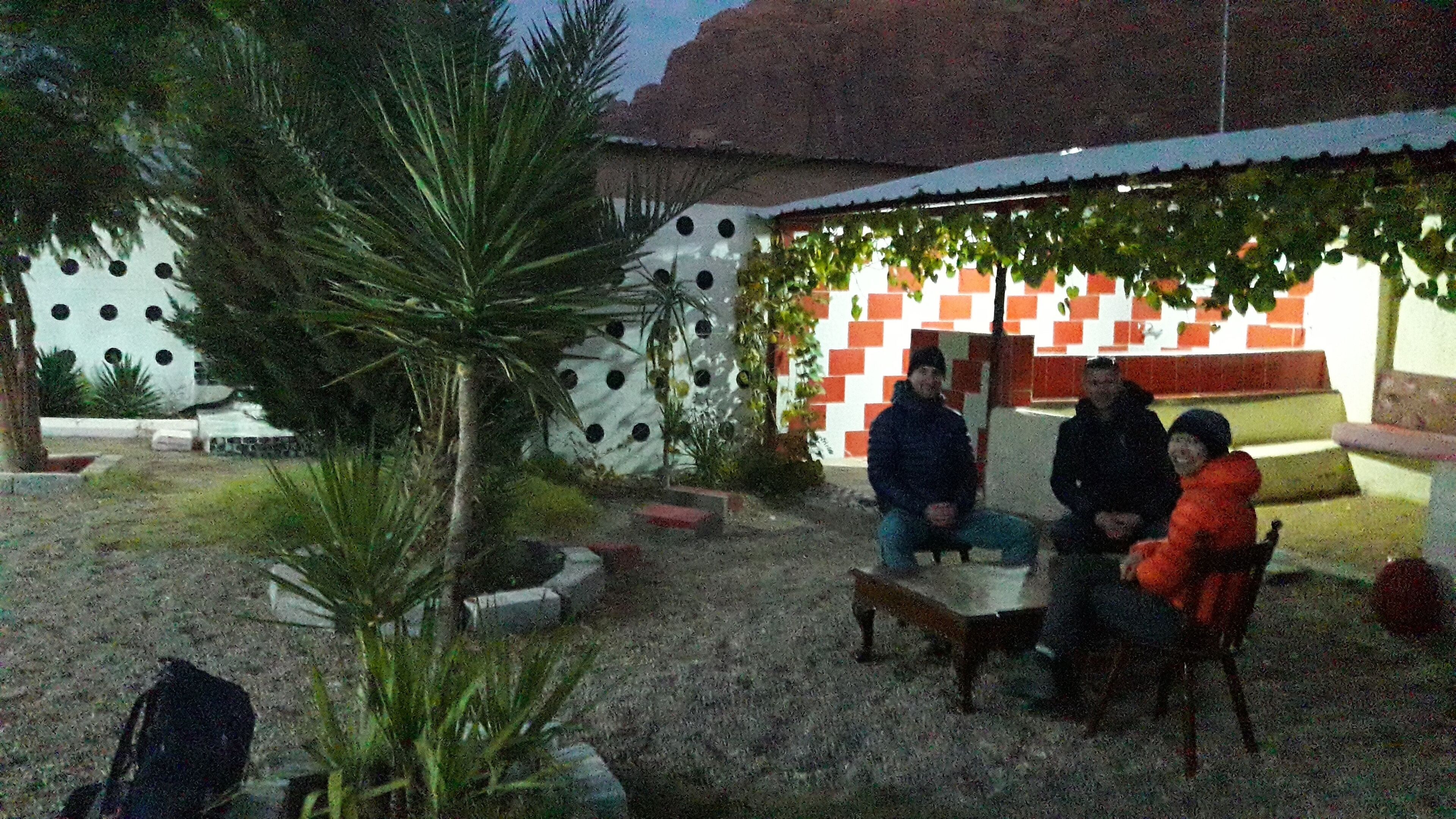 Área de estar no saguão