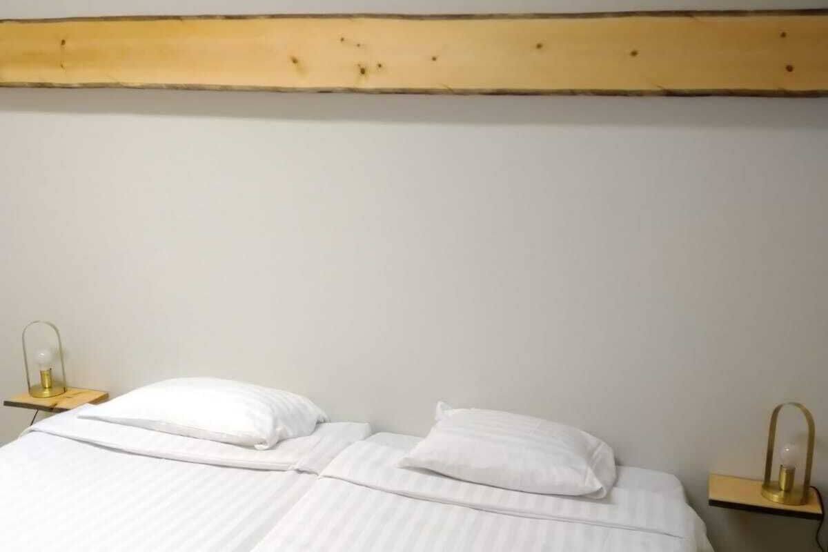 Roupa de cama fornecida