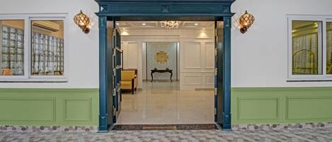 Entrada do alojamento