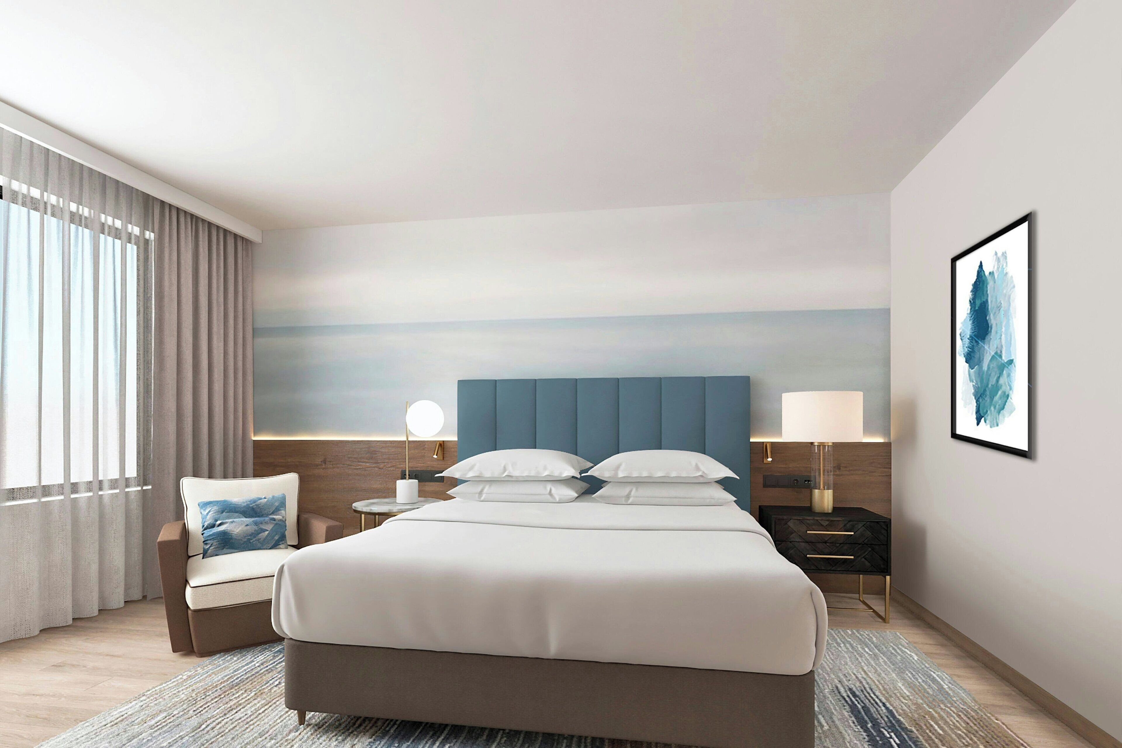 Cofre no quarto, secretária 