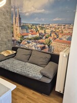 Apartamento (One Bedroom apartment) | Sala | Televisor 