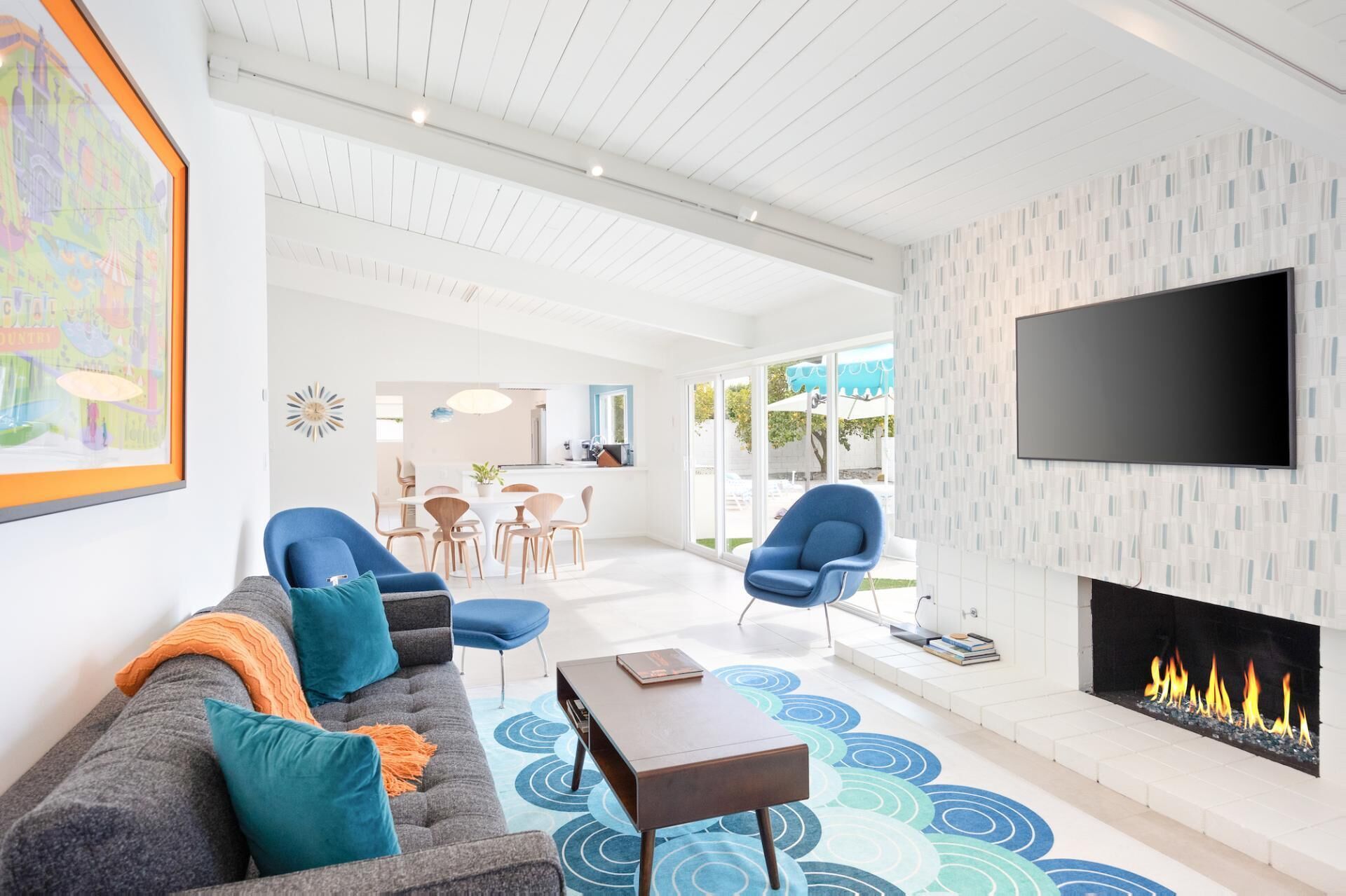 Modern Mid-century Home With Pool, Fire Pit, And Mountain Views - Palm Springs, CA