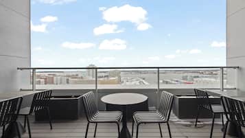 Terraço no piso superior