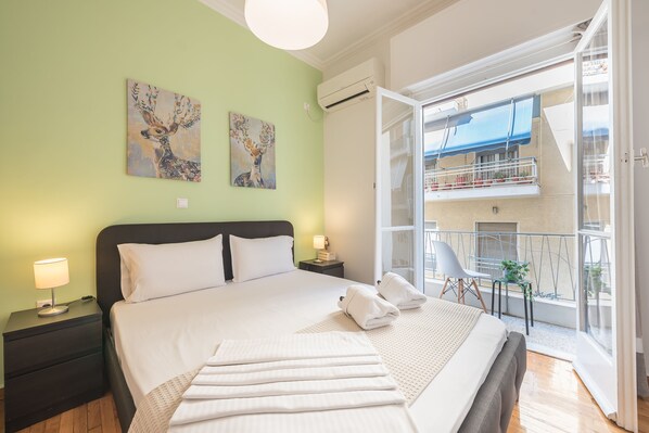 Apartamento urbano | 1 quarto, roupas de cama de algodão egípcio, roupas de cama premium