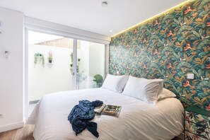 Apartamento luxo | 1 quarto, roupas de cama premium, edredons de pluma