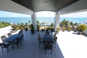 Terraço no piso superior