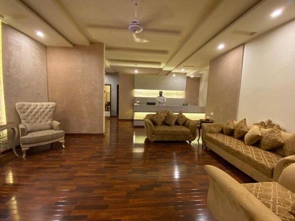 Sala de estar do lobby