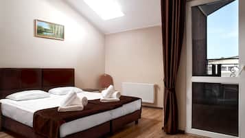 Quarto Duplo ou Twin Clássico | Roupa de alta qualidade, edredões de penas, secretária, Wi-fi grátis