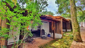 Estúdio luxo | Varanda coberta