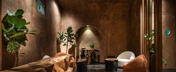 Sala(s) para tratamentos a casais, hammam, tratamentos corporais 