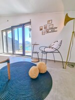 Apartamento panorâmico | 1 quarto, roupas de cama de algodão egípcio, roupas de cama premium