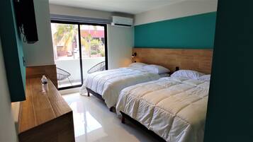 Quarto Duplo Deluxe | Wi-fi grátis, roupa de cama fornecida