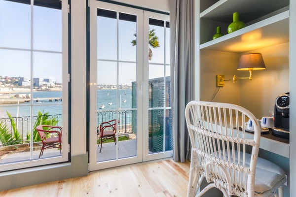Quarto Deluxe, terraço, vista para o mar | Terraço/pátio interior