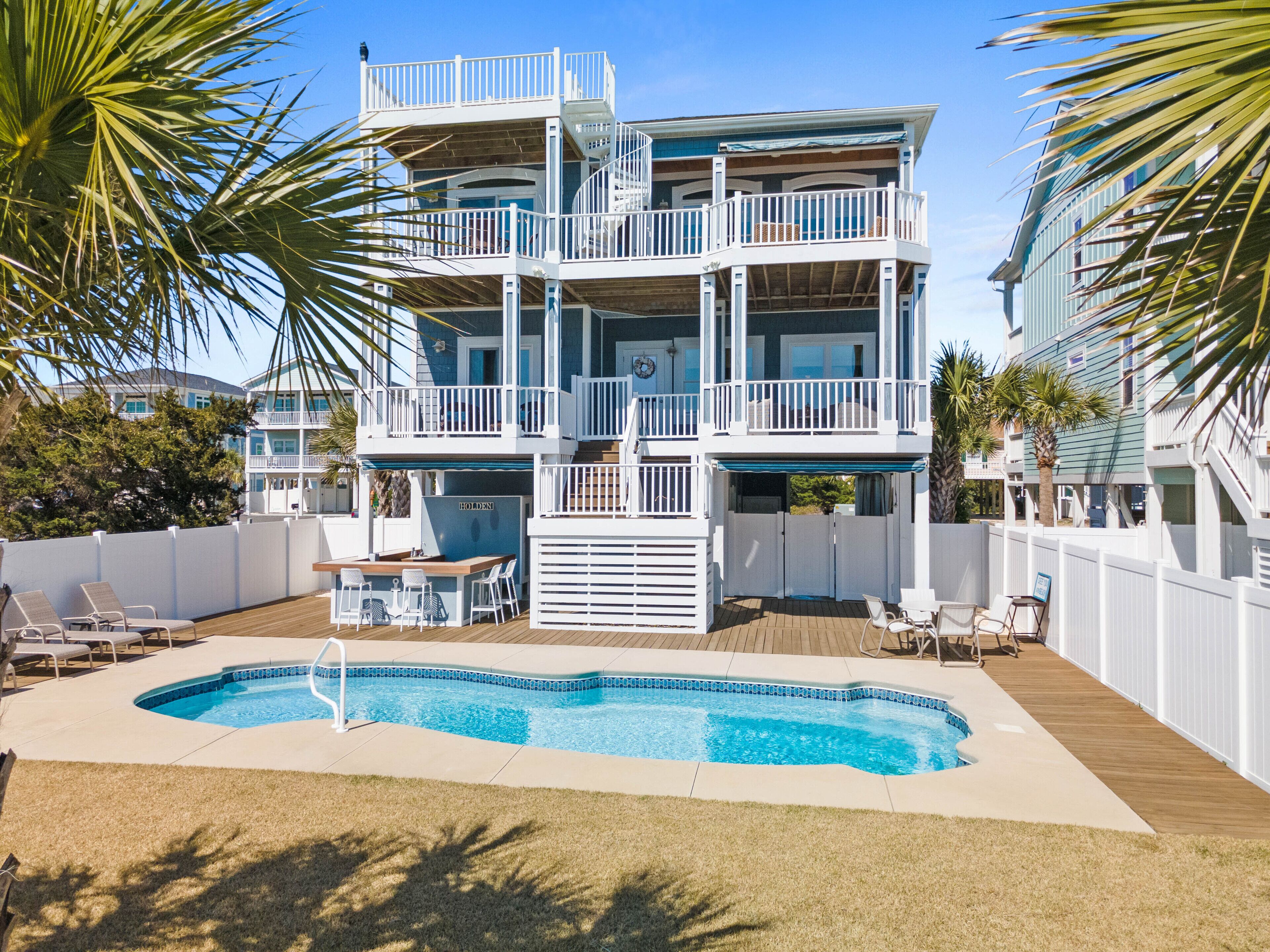 "Serenity By The Sea" - Oceanfront Home w/ Private Pool, 5 Bedrooms / 4 ...