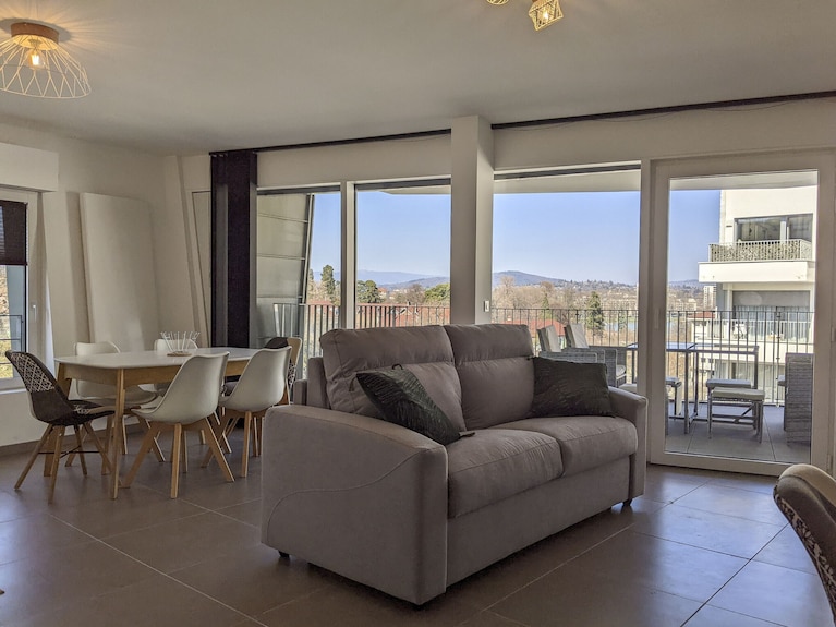 La Plume Apartment With Parking And Lake View - Duingt