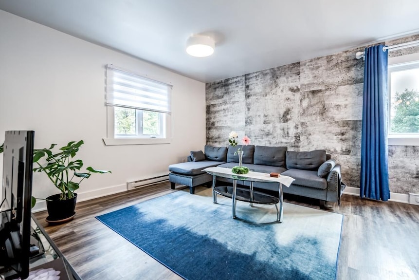 Nice River & Mountain View+4 Beds+free Parking - Beloeil