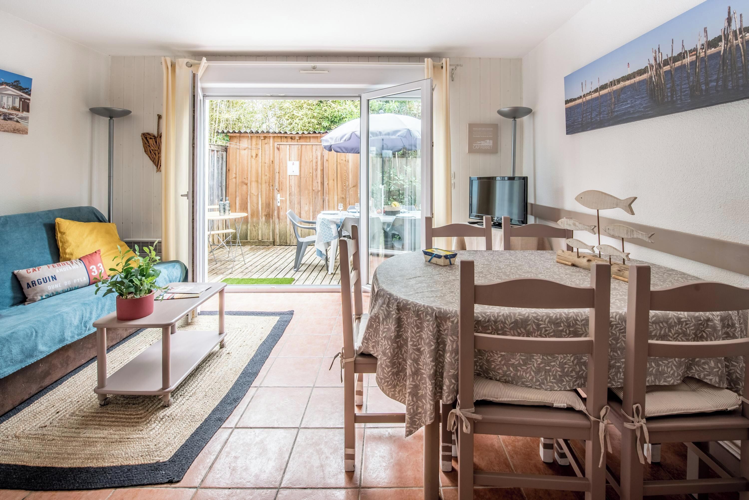 Ferienwohnung 'Les Canonniers' Nahe Dem Strand Mit Pool, Terrasse Und Balkon - Cap Ferret