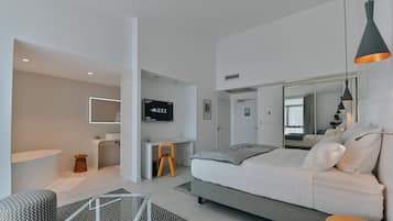 Quarto casal ou duplo | 1 quarto, roupas de cama premium, camas com colchões pillow-top
