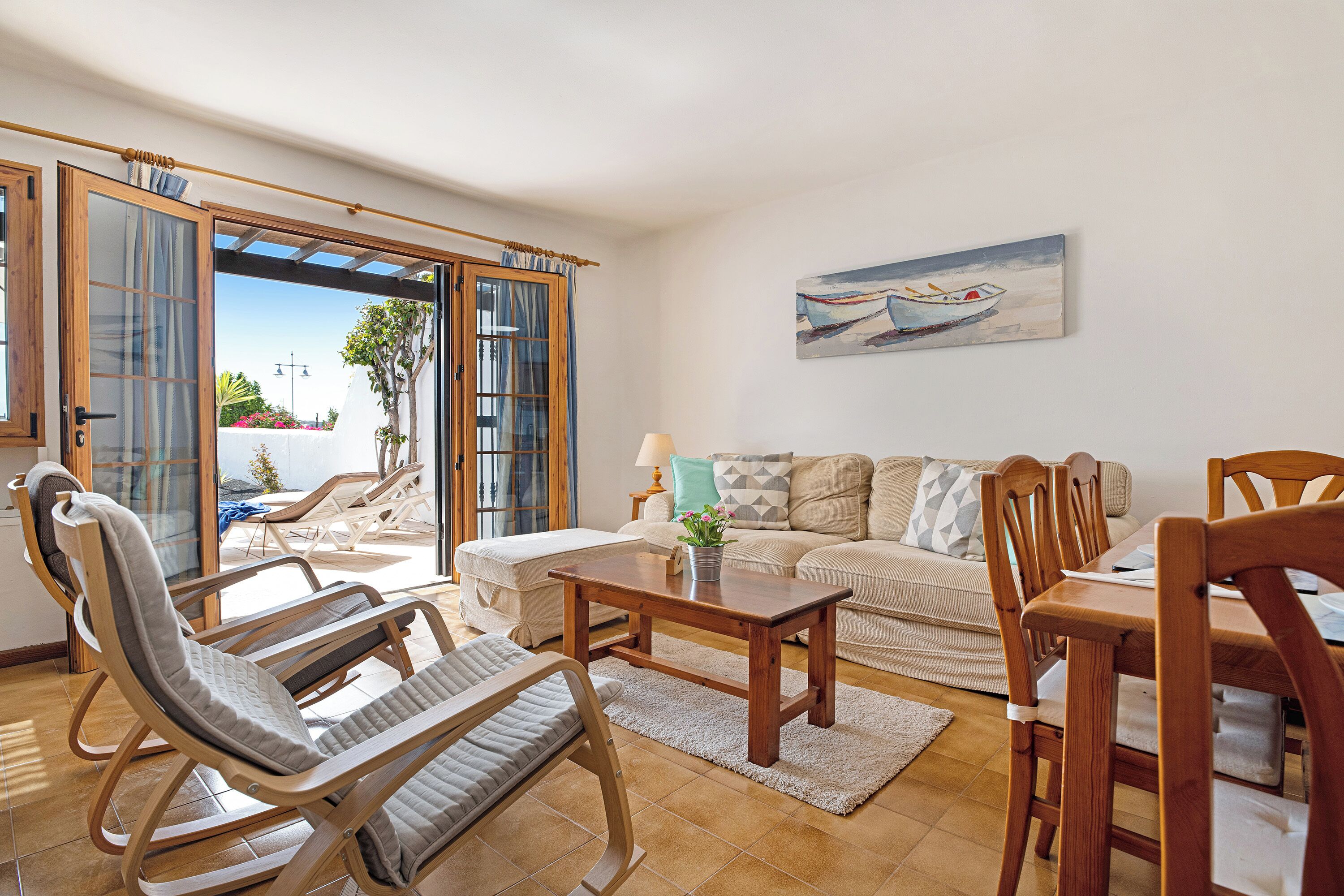 Apartment Puerto Chico X With Shared Pool, Private Terrace & Wi-fi - Playa Blanca