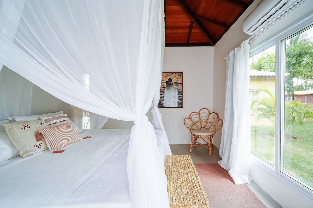 Casa Tucano | 2 quartos, cofre no quarto, cortinas/cortinados opacos