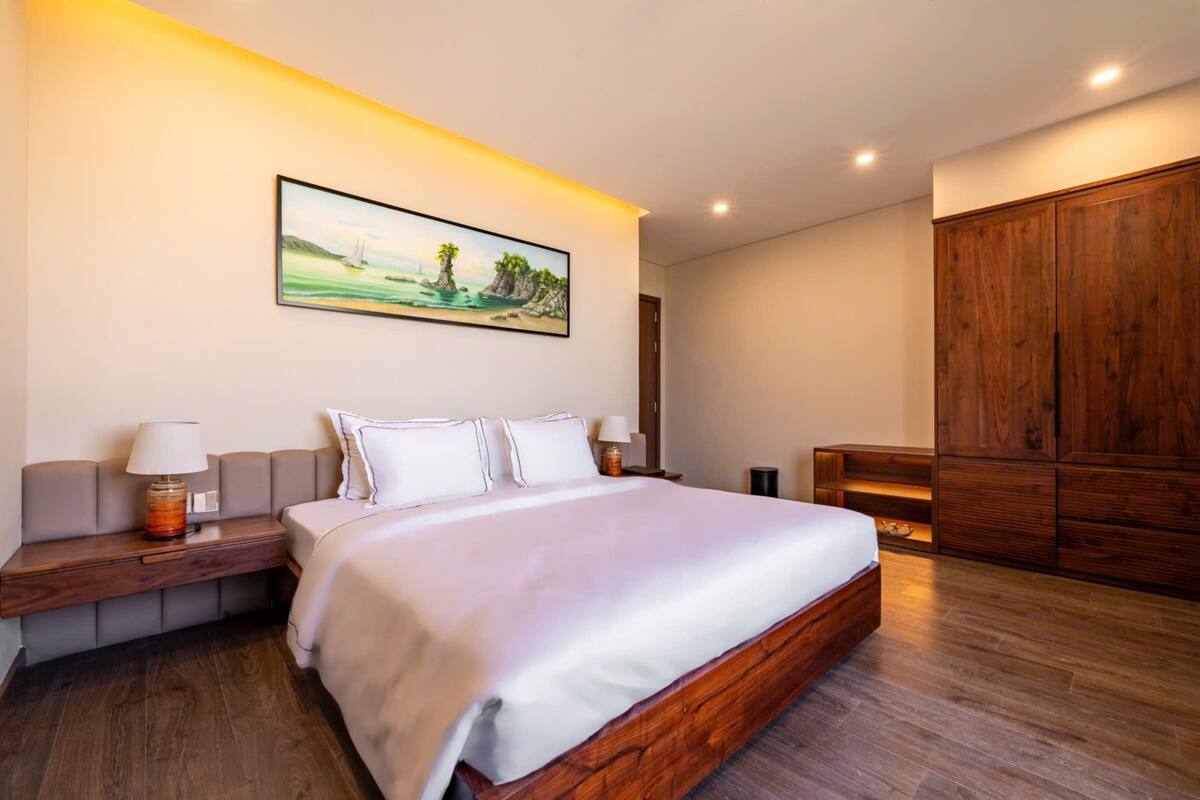 Quarto Duplo Superior | Roupa de alta qualidade, minibar, cortinas/cortinados opacos 