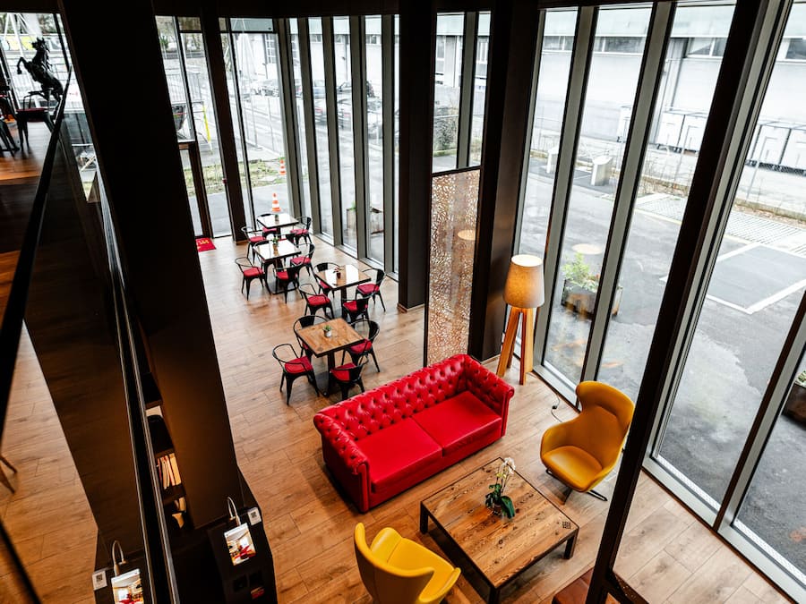 Sala de estar do lobby