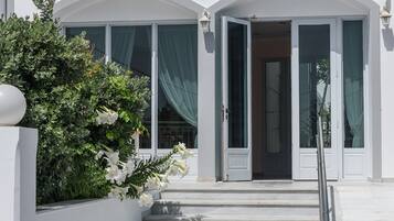 Entrada do alojamento