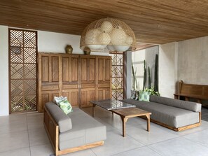 Vila superluxo, vista para o oceano | Área de estar