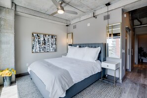 Apartamento em Condomínio Fechado, várias camas, varanda, Vista para a cidade | 1 quarto, Wi-fi grátis