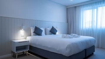 Wi-Fi de cortesia, roupa de cama