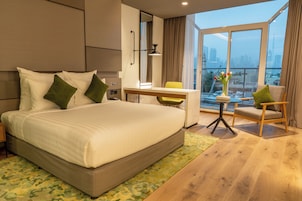 Suíte estúdio exclusiva | Vista do quarto