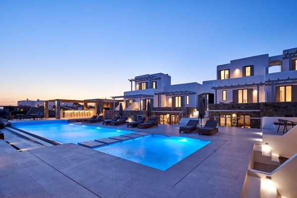 Quarto Duplo Standard, vista para a piscina (Utopia) | Vista do quarto