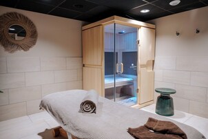 Tratamentos corporais, tratamentos faciais, 2 salas de tratamento