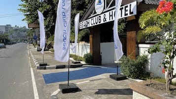 Entrada do alojamento