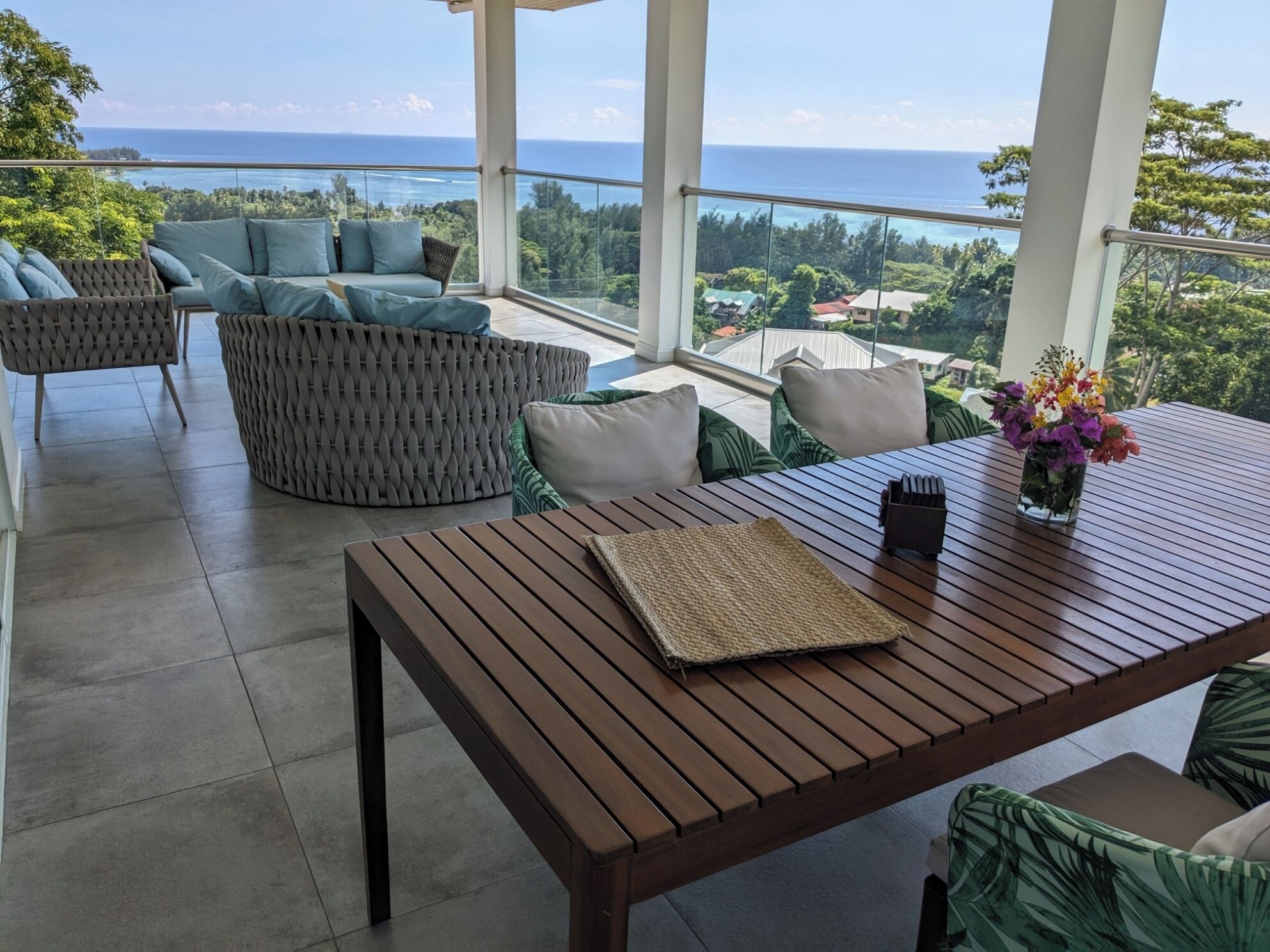 Luxury Villa, 180° Sea View And Spa - Mahé