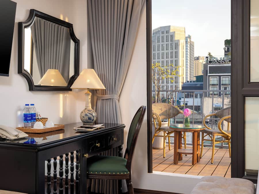 Suite Balcony | Opções para refeição no quarto