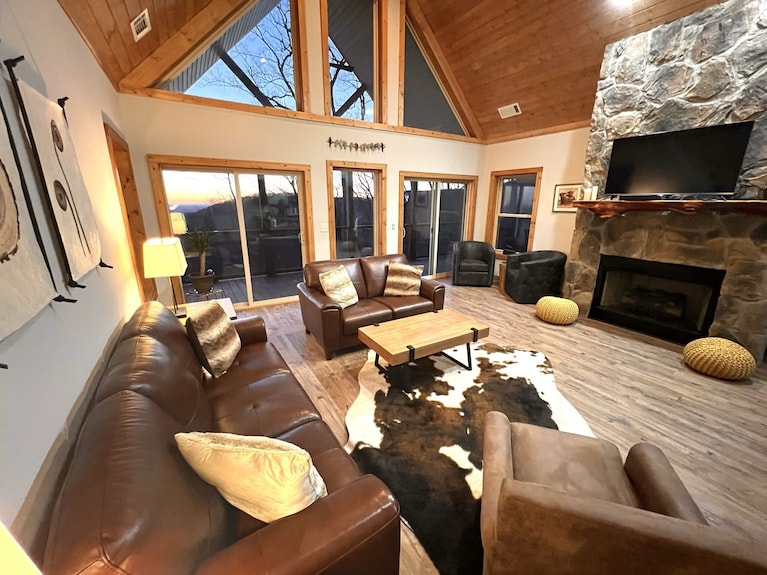 Live The High Life! Views, Hot Tub, Pup Friendly! - Georgia